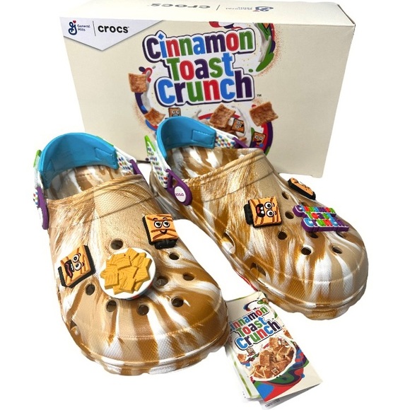 CROCS | Shoes | Crocs Cinnamon Toast Crunch M6w8 | Poshmark
